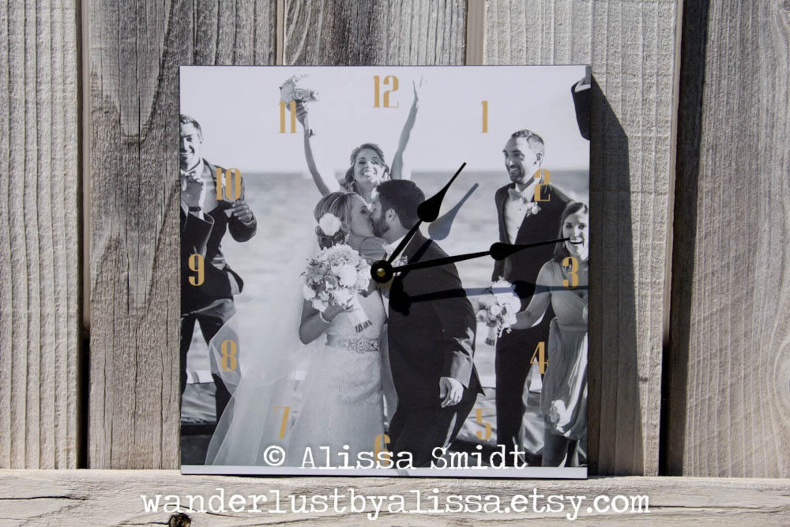 Custom Clock Created With Your Photograph Wall Clock | Etsy