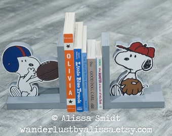Snoopy Bookends | Etsy