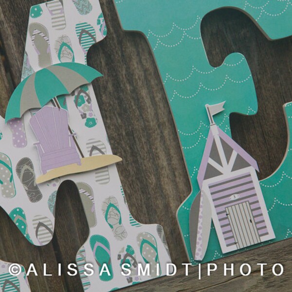 Surf Letters - Etsy