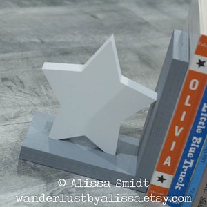 Star and Moon Bookends, Custom Bookends, Wooden Bookends - Custom ...