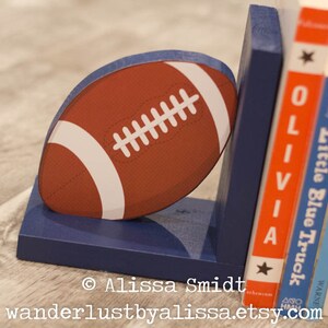 Baseball and Football Bookends - Custom Created to Coordinate With Your ...