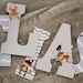 Mod Monkey Letters Custom Letters Wooden Nursery Letters - Etsy