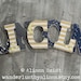 Moon and Stars Nursery Letters, Celestial Theme, Love You to the Moon ...