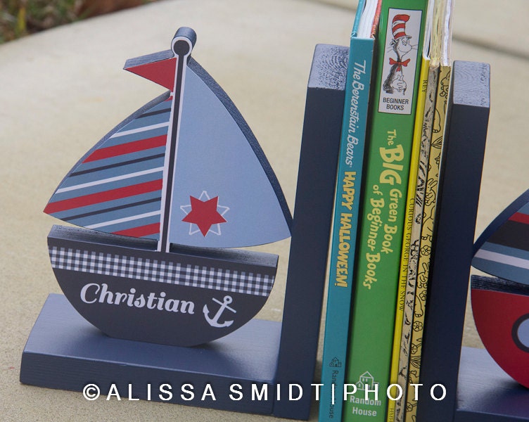 Sailboat Bookends Custom Designed Custom Created to - Etsy