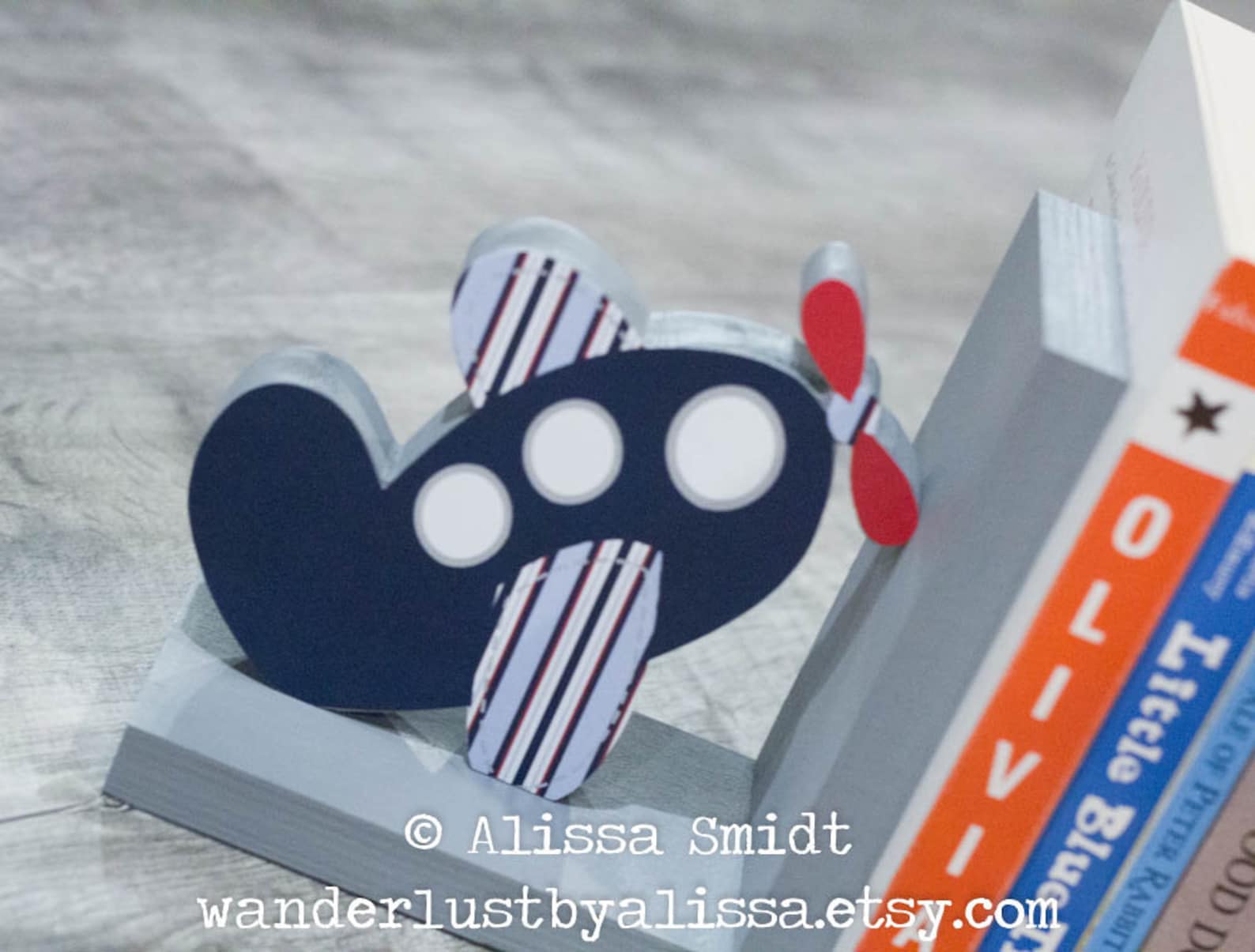 Train and Airplane Bookends, Wood Bookends - Custom Created to ...