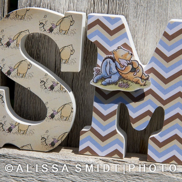 Winnie the Pooh Letters - Etsy