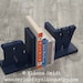Navy Letter Bookends, Initial Bookends, Wooden Custom Bookends Custom ...