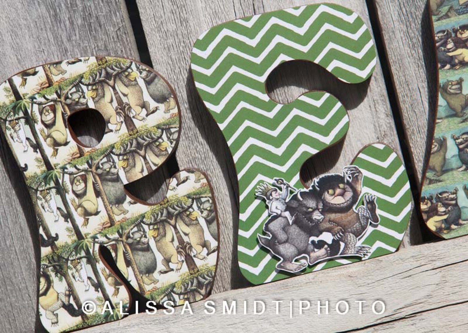Where the Wild Things Are Themed Wooden Letters READ Nursery - Etsy