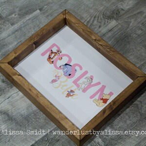 Winnie the Pooh Personalized Chunky Sign Pooh Bear Name Sign - 8x10 ...