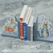 Peter Rabbit Beatrix Potter Custom Wooden Bookends grey, Book Lover ...