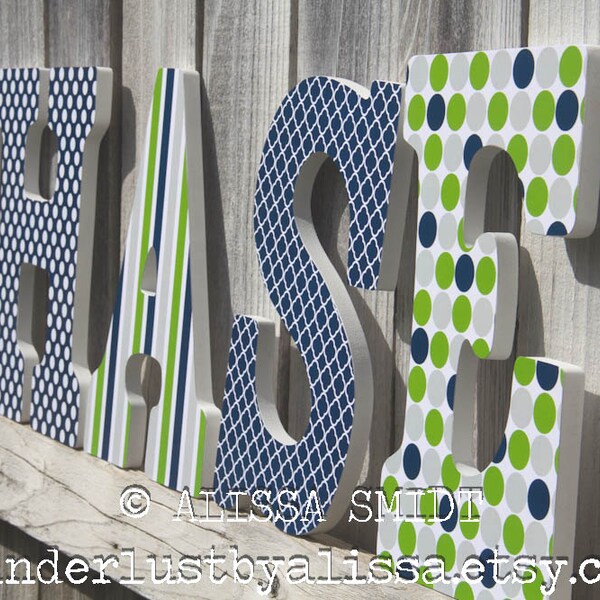 Chevron Letters - Etsy