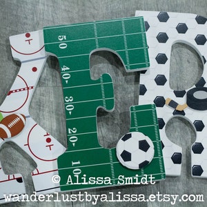 Sports Themed Letters, Football Letters, Baseball Letters, Hockey ...