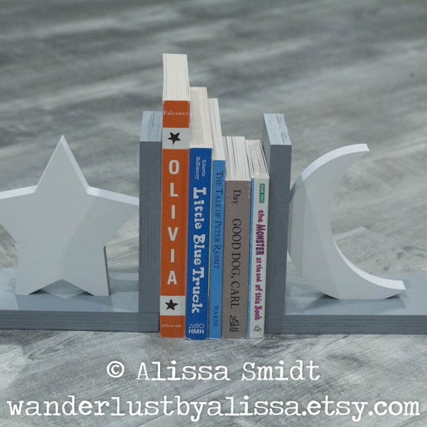 Star Bookends - Etsy
