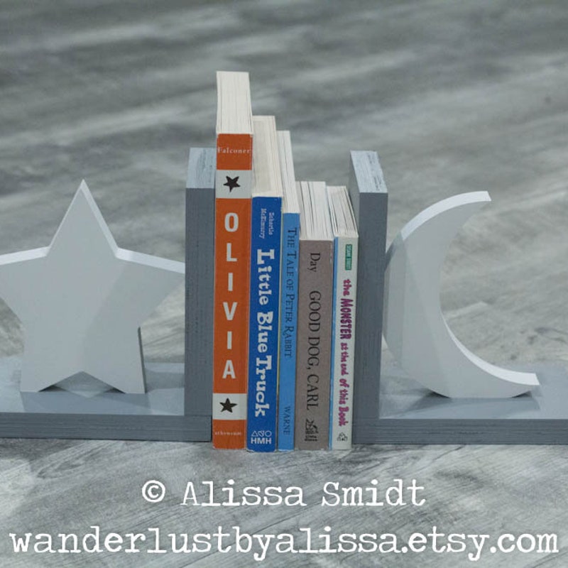 Star Bookends - Etsy