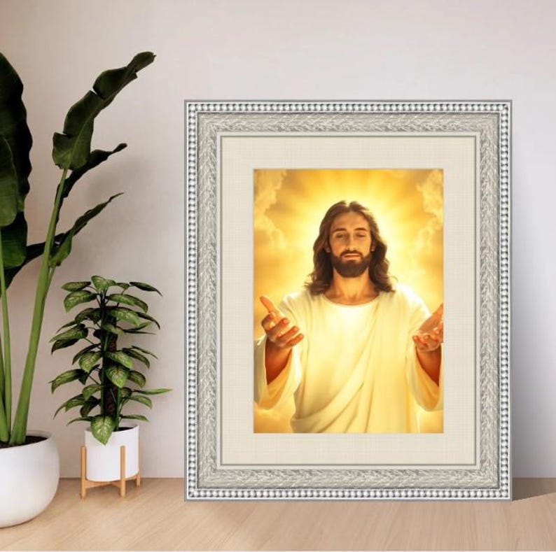 Jesus Poster – Light of the World | Spiritual Christian Wall Art | Zen ...