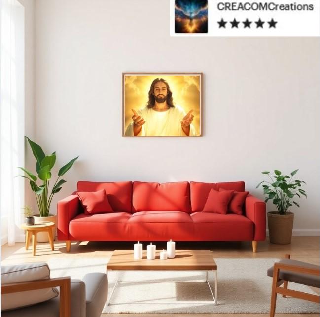 Jesus Poster – Light of the World | Spiritual Christian Wall Art | Zen ...