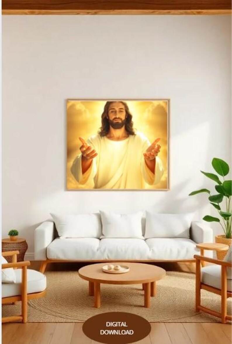 Jesus Poster – Light of the World | Spiritual Christian Wall Art | Zen ...