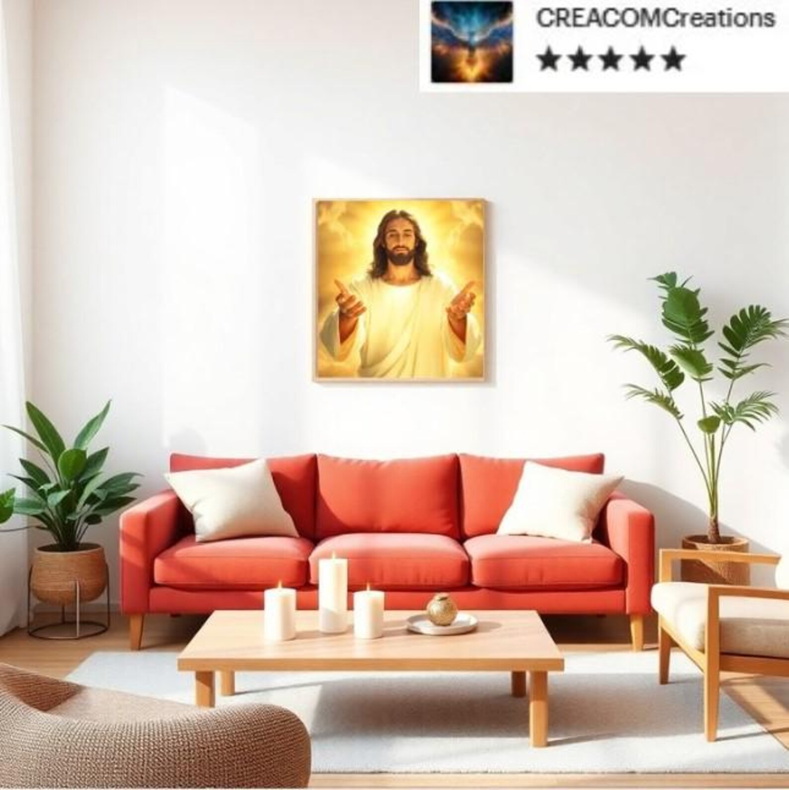 Jesus Poster – Light of the World | Spiritual Christian Wall Art | Zen ...