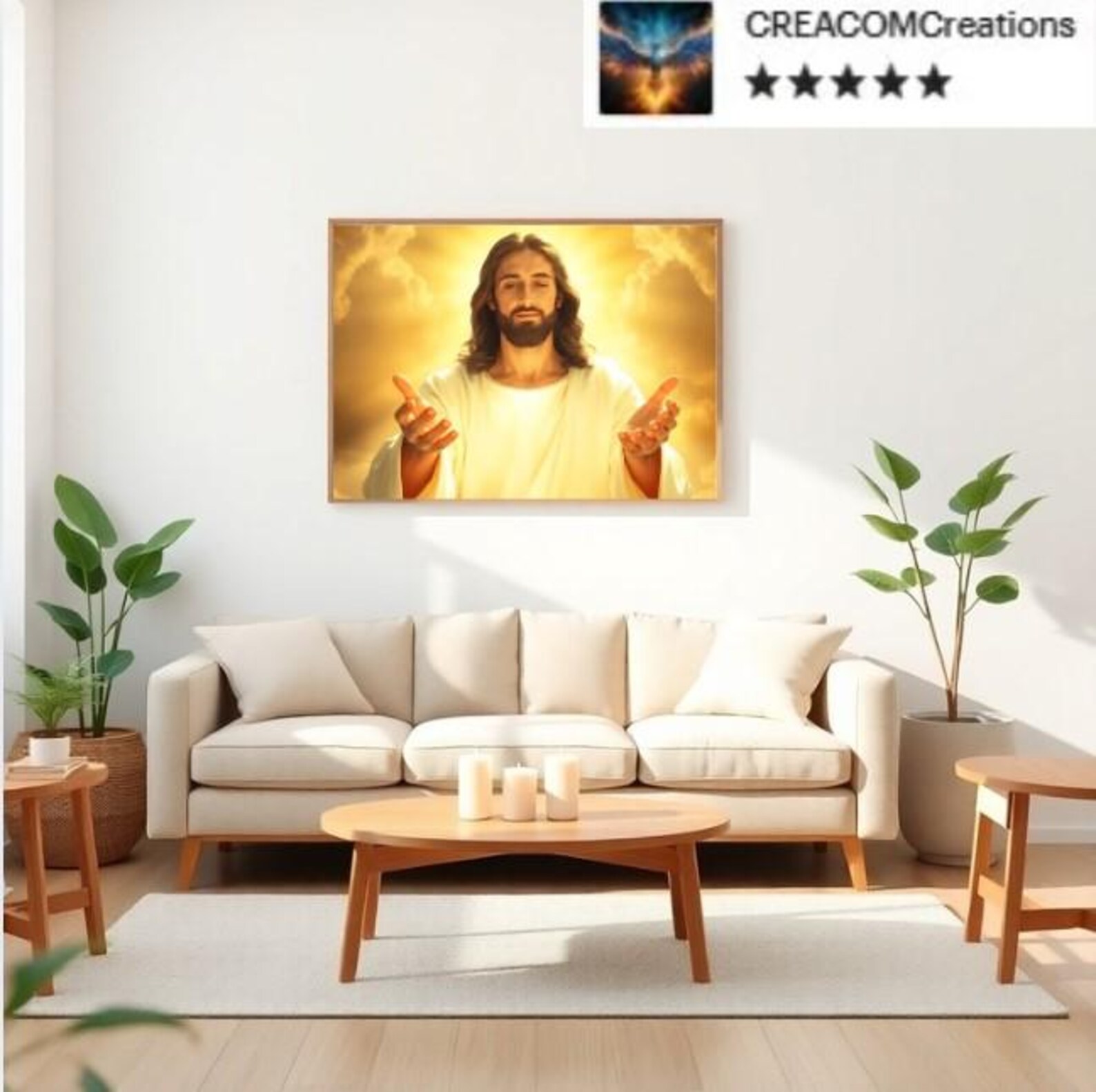 Jesus Poster – Light of the World | Spiritual Christian Wall Art | Zen ...