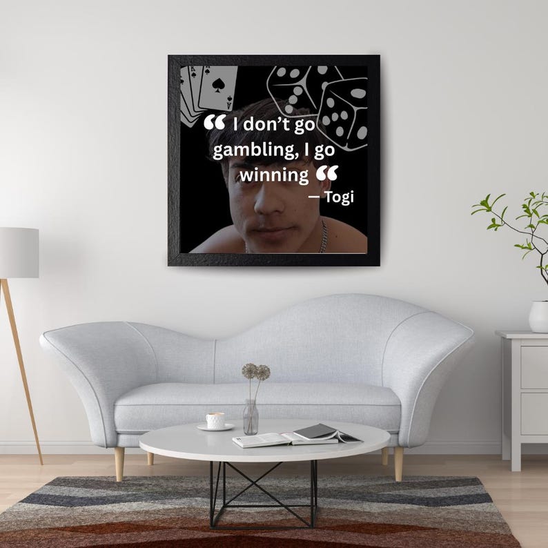 Togi Quote Gambling Poster, Funny Casino Art (printable Download) - Etsy