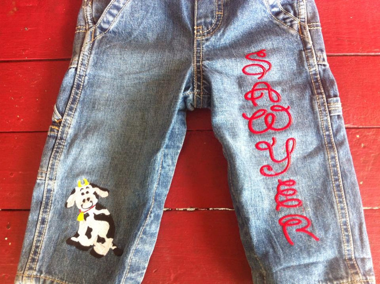 Birthday Farm Barn Yard Overalls-birthday Farm Cow Pig - Etsy