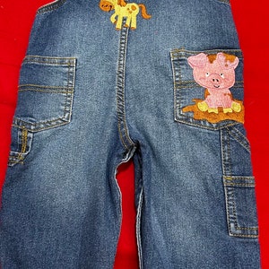 Birthday Farm Barn Yard Overalls-birthday Farm Cow Pig Birthday Outfit ...