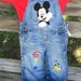 Mickey Mouse Birthday Personalized Shortalls or Overalls 1st | Etsy