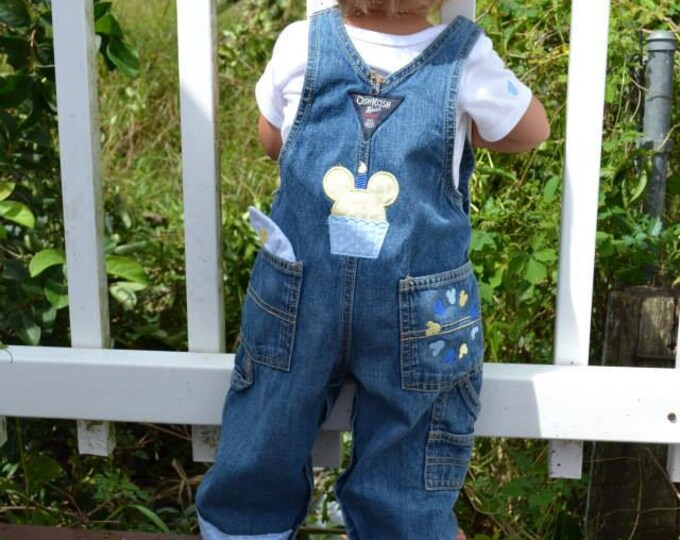 1st Birthday Overalls-baby's 1st Birthday Overalls-first Birthday ...