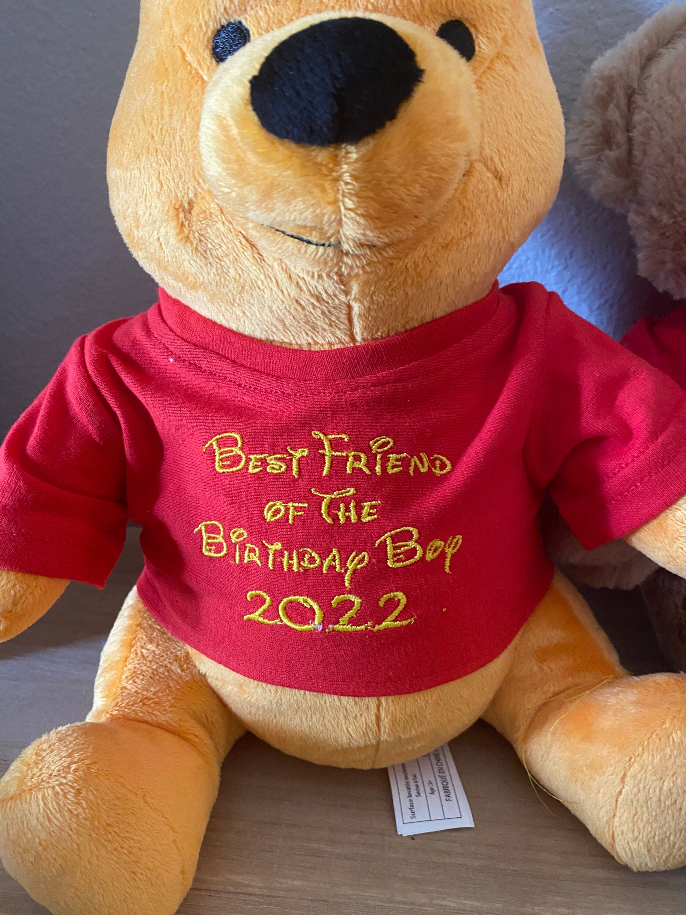 Pooh Custom Birthday Outfit With Custom Pooh Bear\boy's 1st Birthday ...