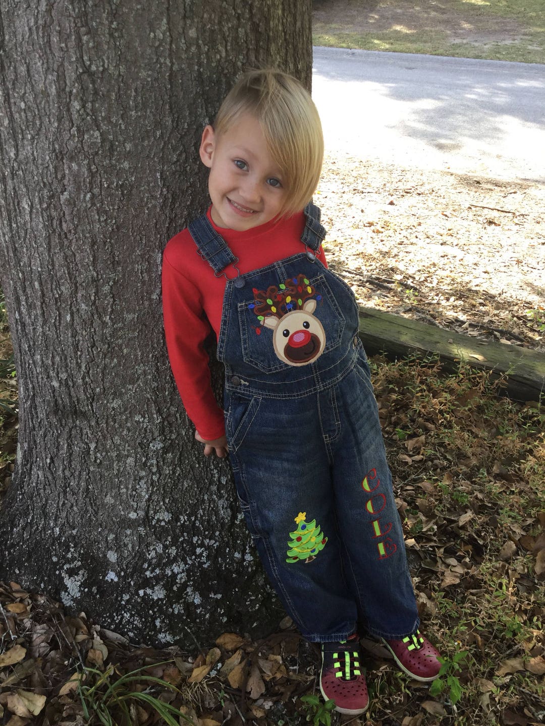 Holiday Overalls-1st Christmas Overalls-baby Holiday Overalls-rudolph ...