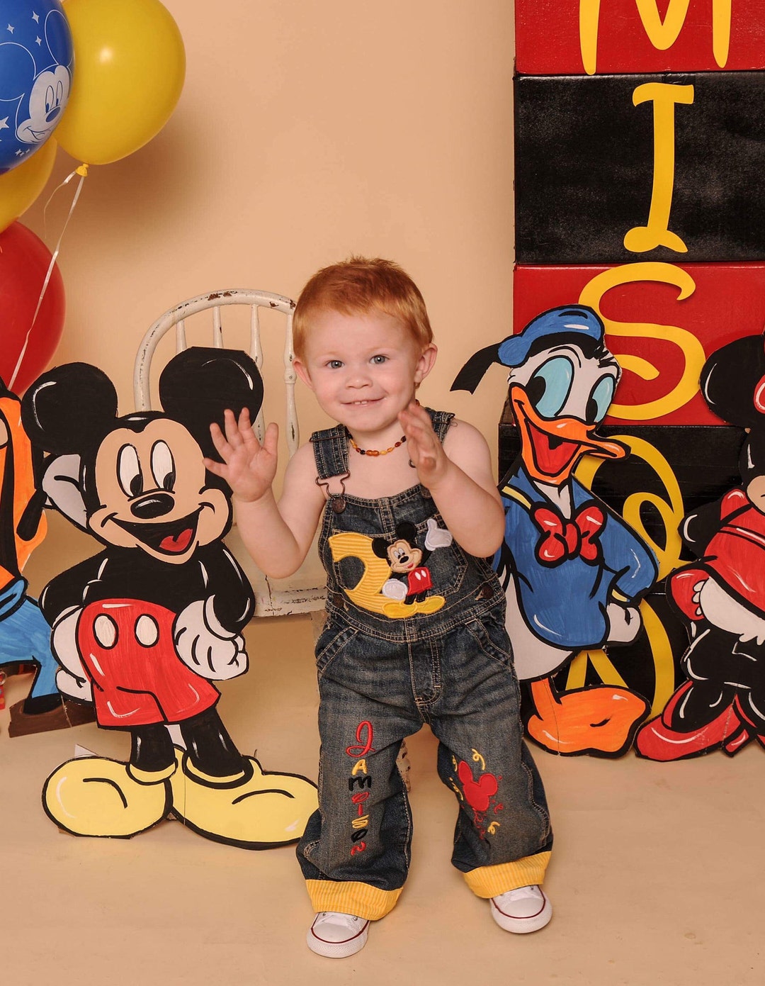 Disney Clothing Birthday Overalls-mickey Mouse Denim Bib Overalls ...