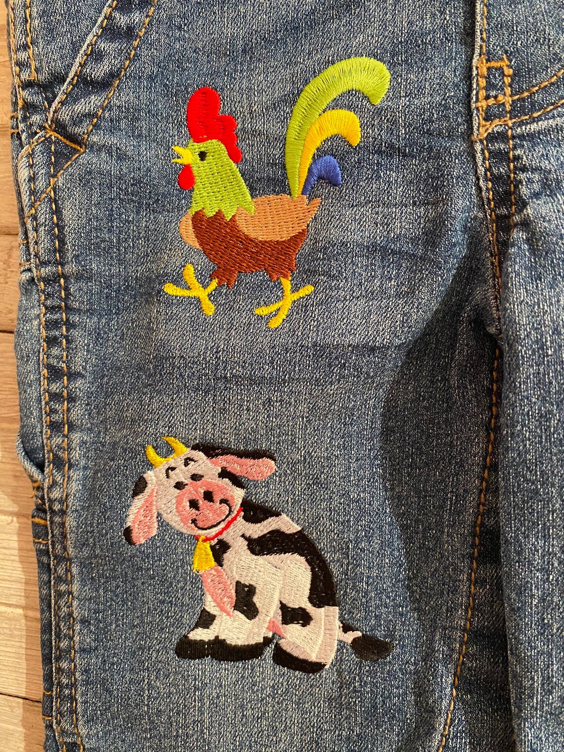 Birthday Farm Yard Overalls-birthday Farm Cow Pig Birthday - Etsy