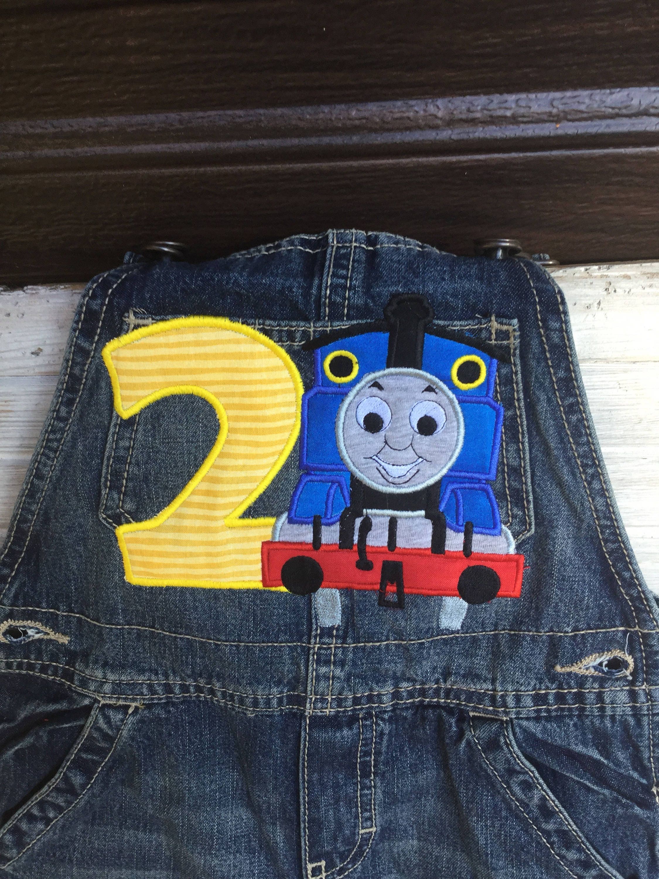 Train Birthday Overalls-train Birthday Outfit-train Birthday - Etsy