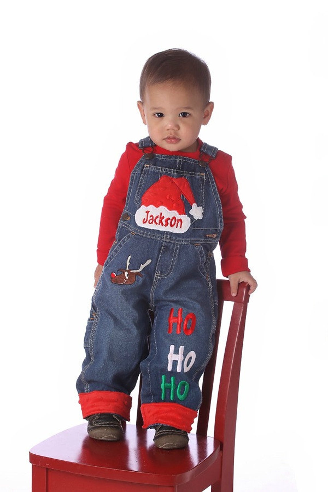 Christmas Overalls - Etsy