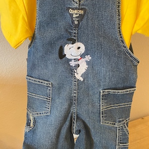 Snoopy Personalized Birthday Overalls/first Birthday Overalls/baby ...