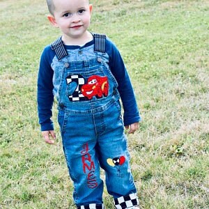Cars Birthday Personalized Overalls Lightning Mcqueen Mater Birthday ...