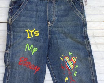 MICKEY MOUSE BIRTHDAY Personalized Overalls 1st 2nd 3rd 4th | Etsy
