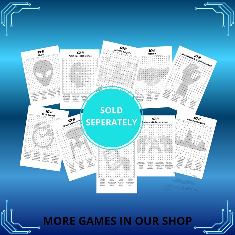 Sci-fi Word Search Puzzle Printable | Robotics and Automation | Sci-fi ...