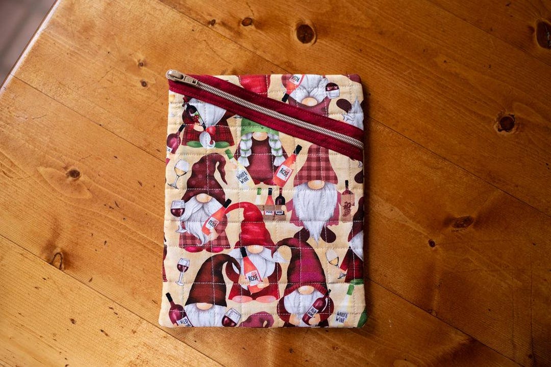Quilted E Reader Cover With Diagonal Zipper - Etsy