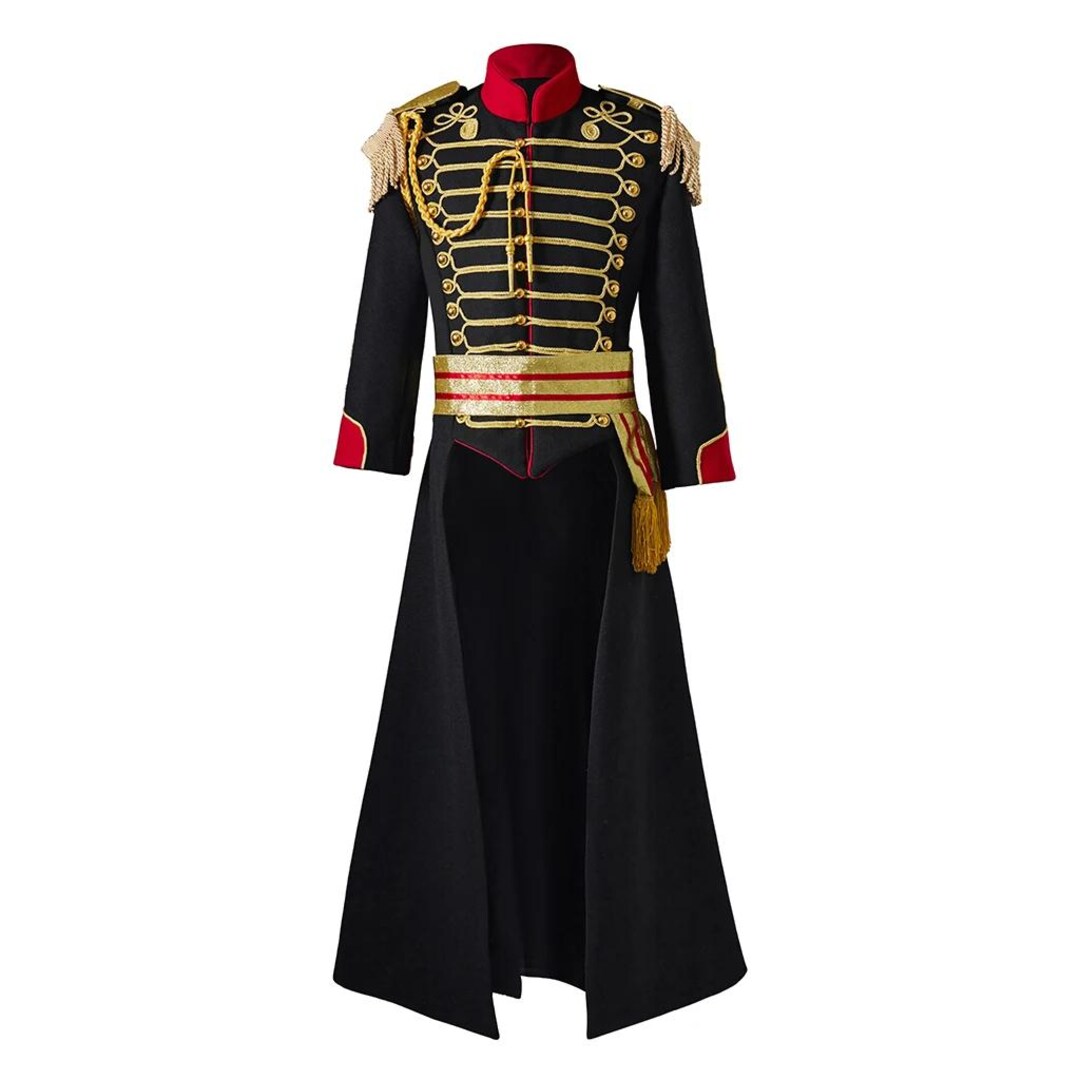 Men’s British Military Jacket | Ceremonial Uniform Gold Braided Hussar ...