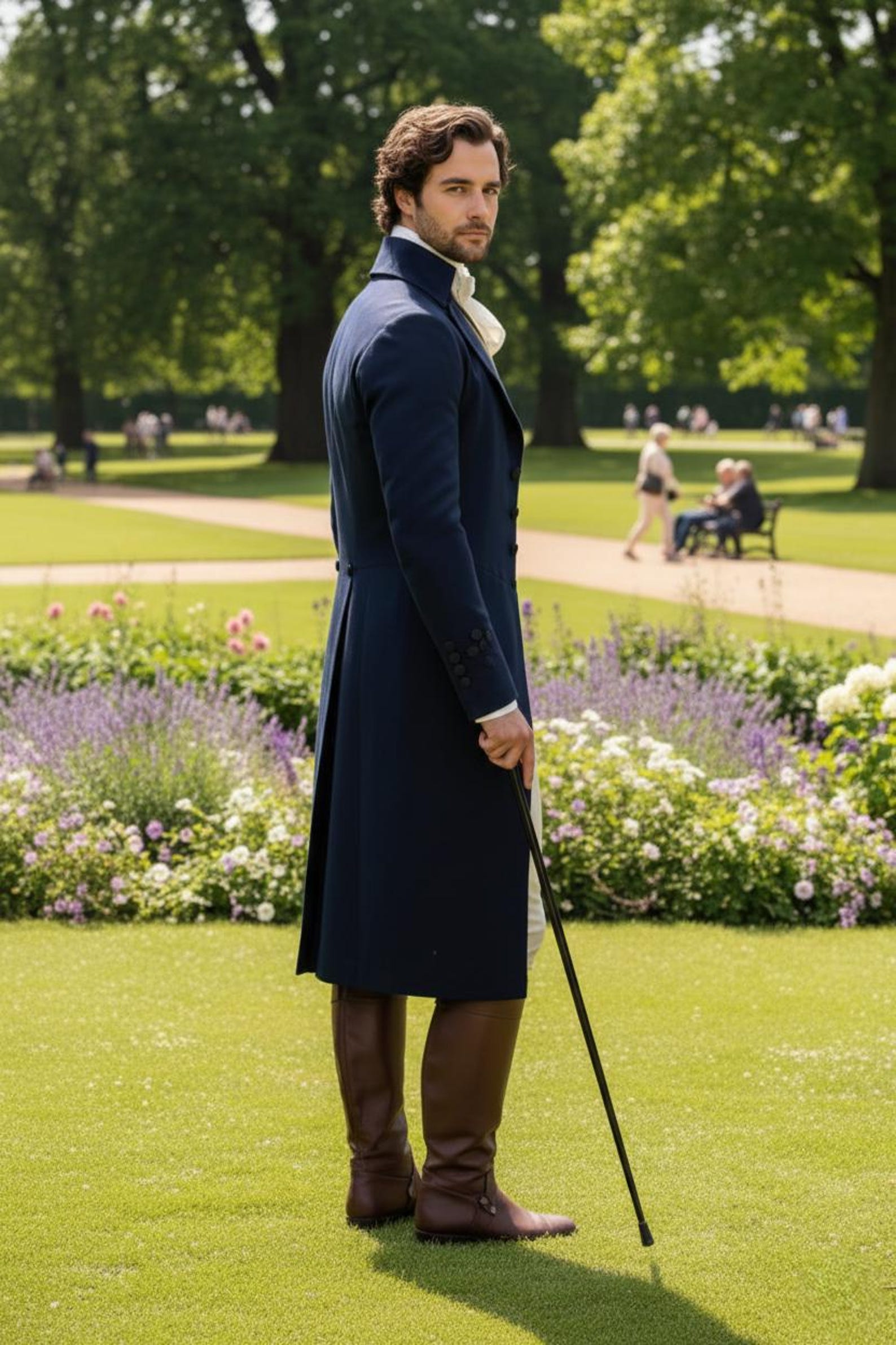 ダーシー氏のブルーウール燕尾服、カスタムリージェンシー紳士服 - Etsy 日本