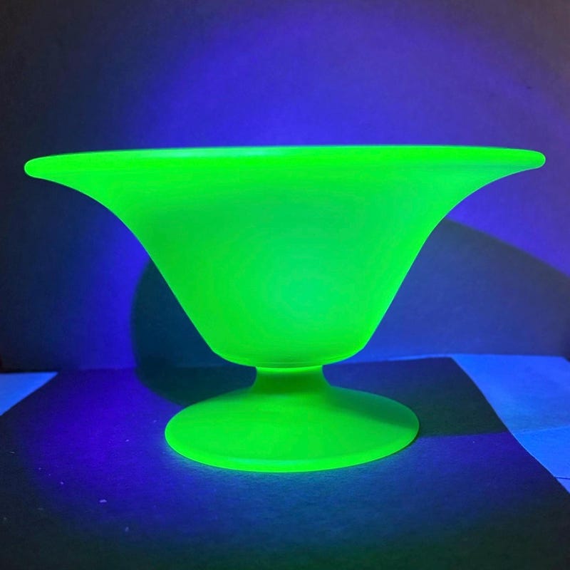 Rare Vaseline Glass - Etsy