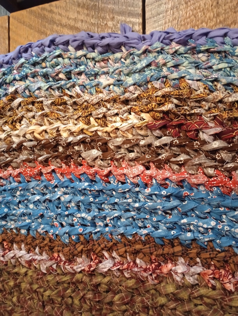 Handmade Farmhouse Rag Rug - Etsy