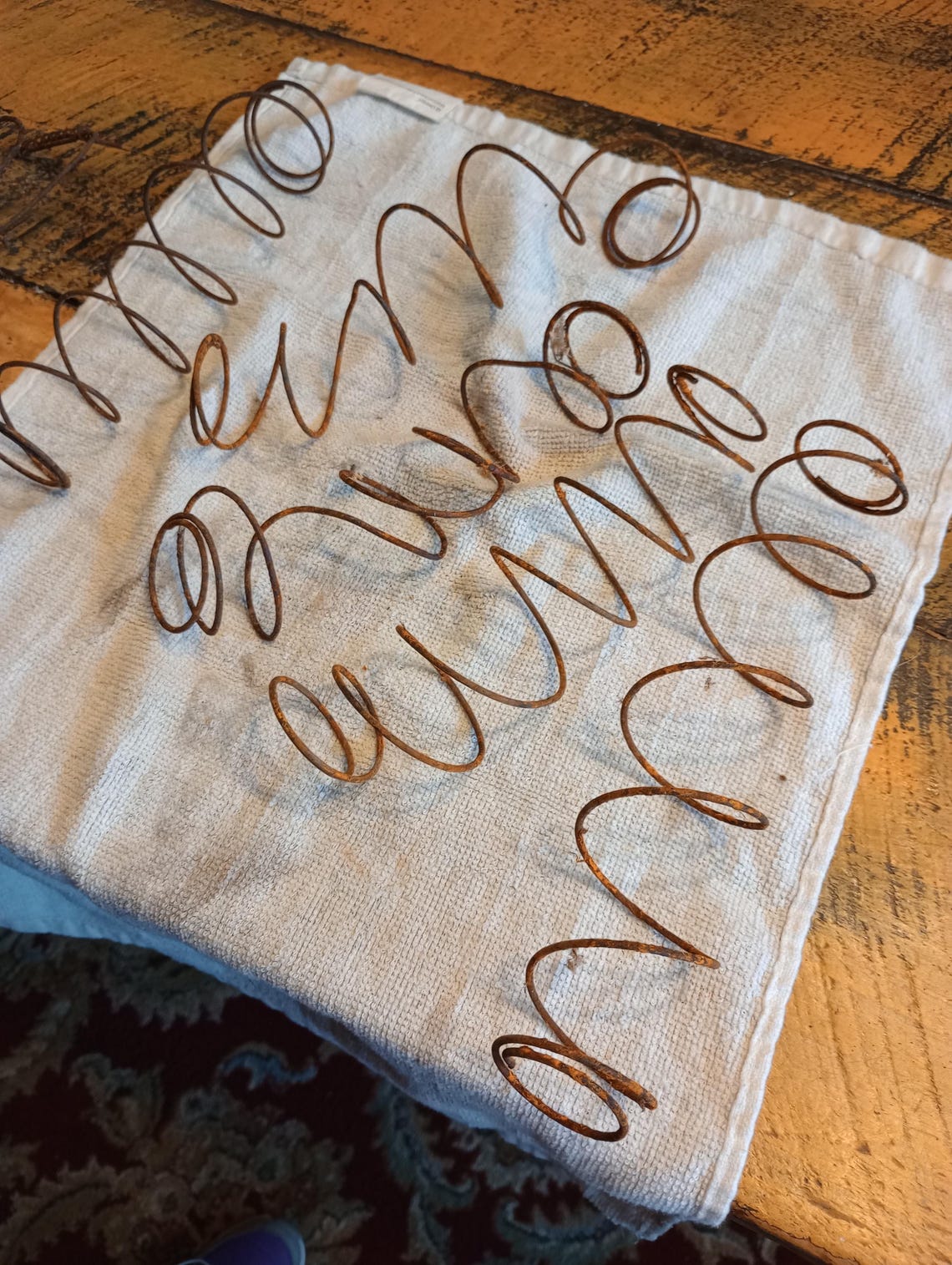 Box Full Old Rusty Bed Springs - Etsy