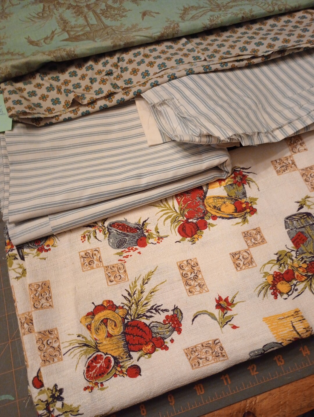 Vintage Fabric Bundle - Etsy