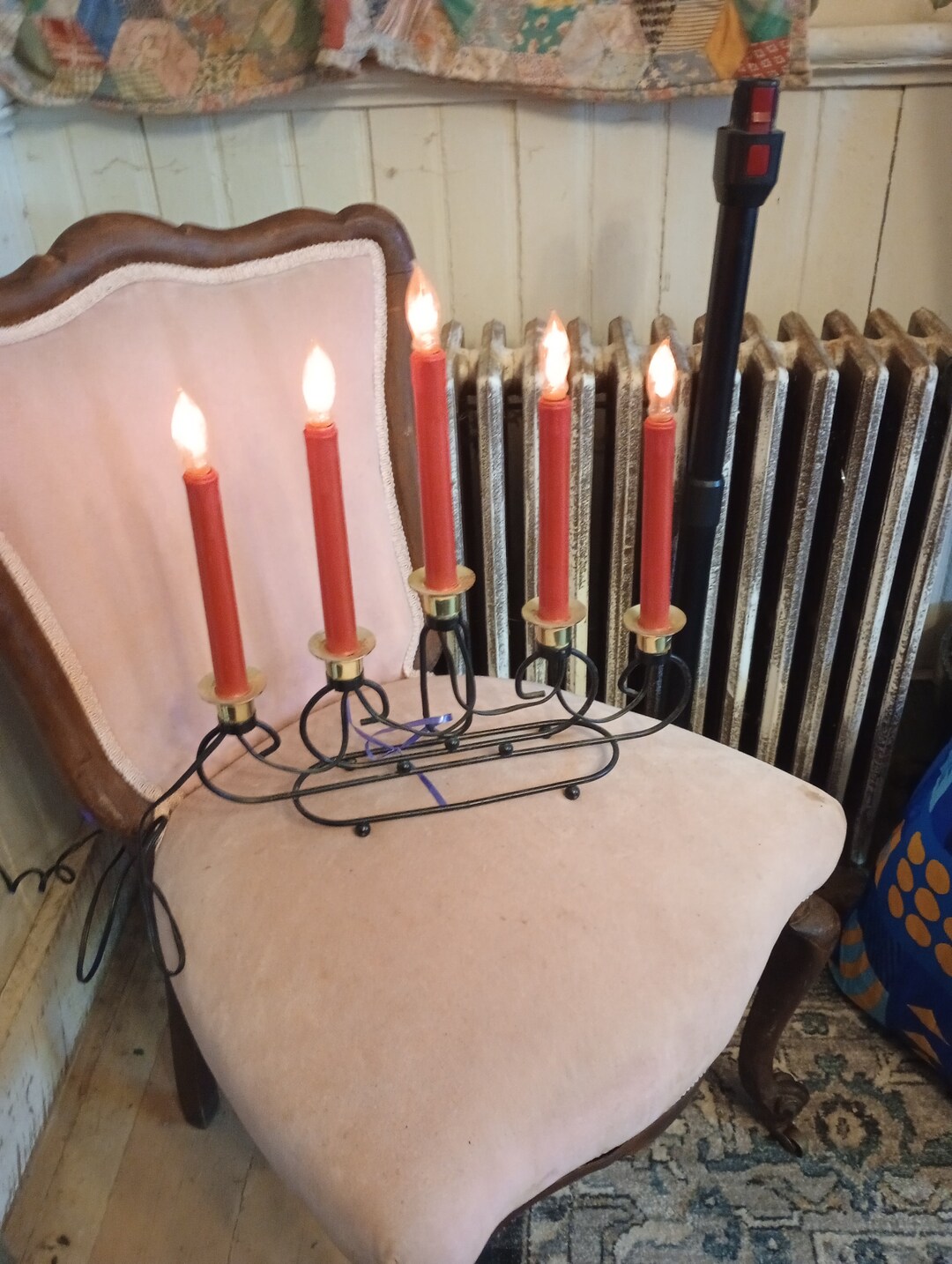 Vintage 5 Arm Candlelabra - Etsy