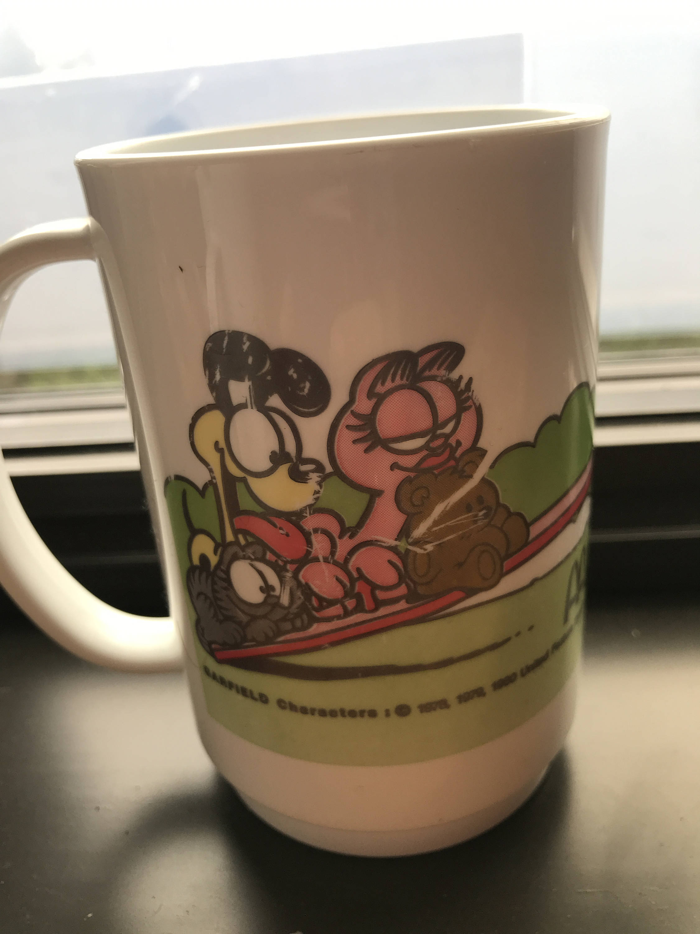 Set of Two Vintage Garfield Cups - Etsy
