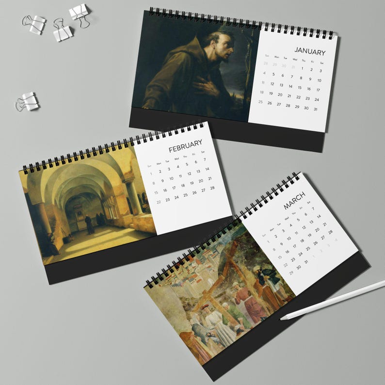Catholic Liturgical Calendar 2026 Desktop Calendar | Feast Days, Saints ...