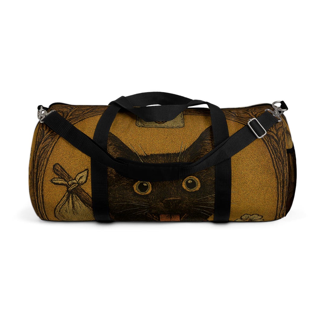 Tarot Card Cat Duffel Bag | Whimsical Pet Travel Bag - Etsy