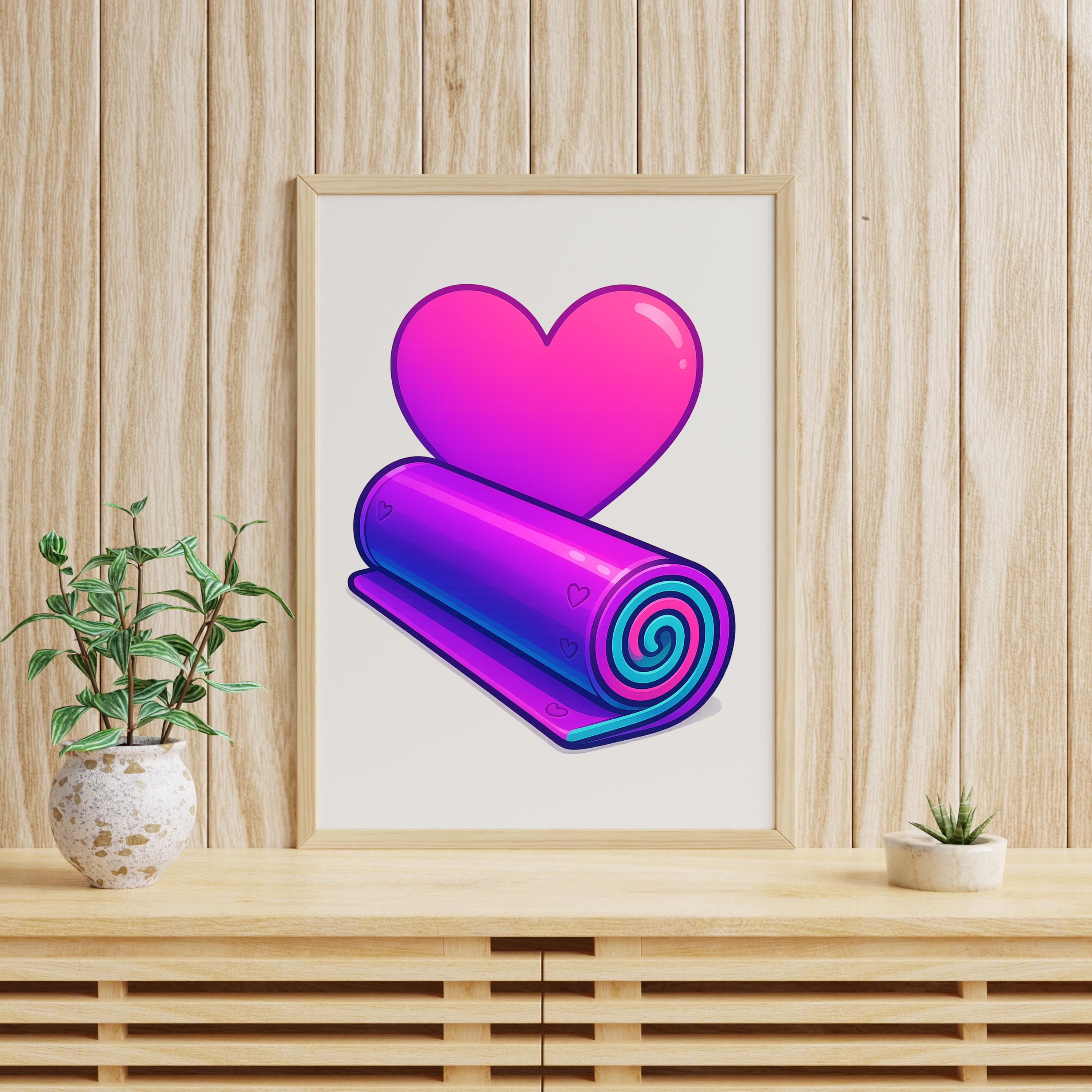 Neon Gym Clipart Bundle | Kawaii Fitness Pngs (digital Download) - Etsy